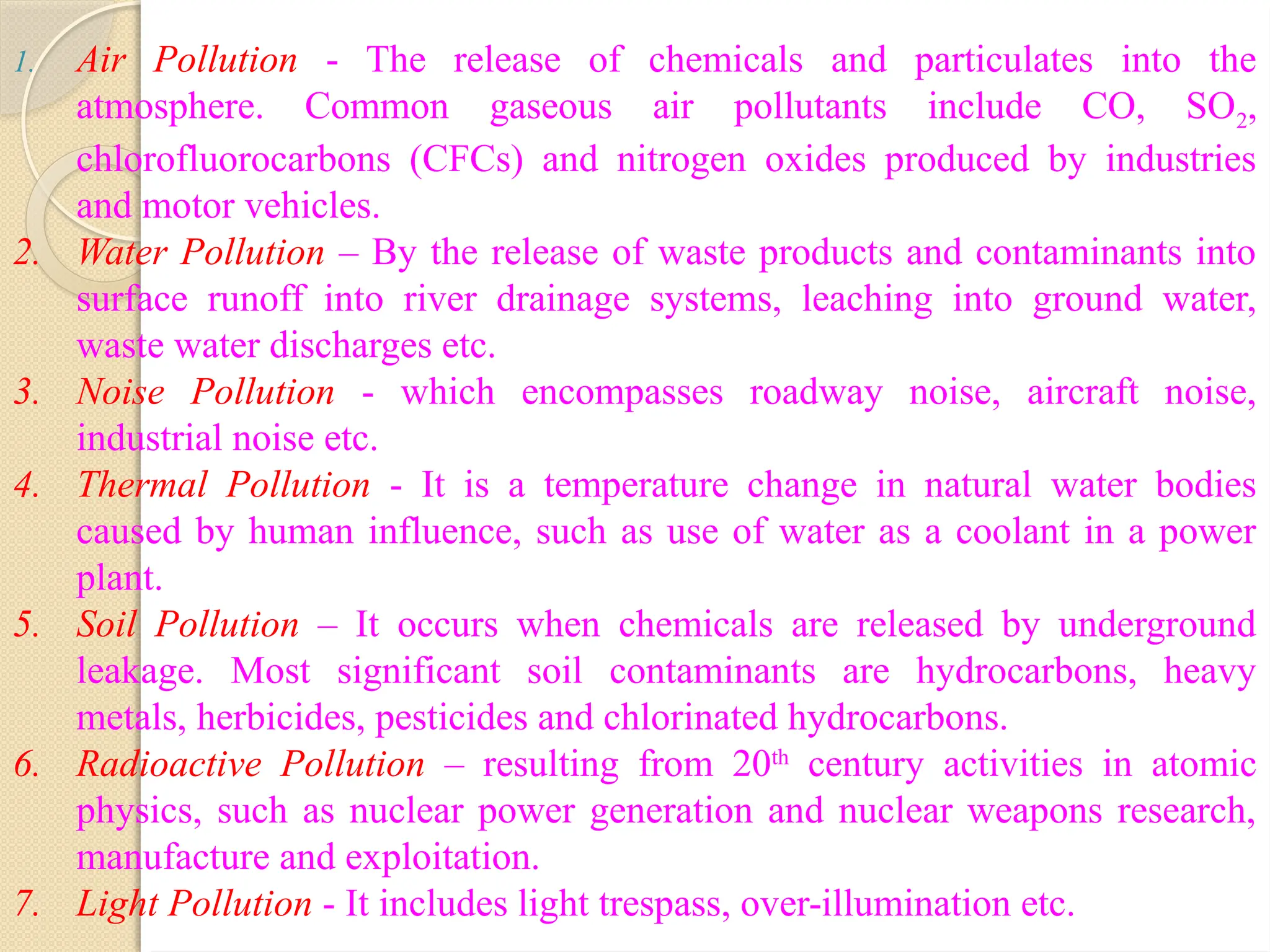 Environmental Pollution PPT for College Students | PPTX