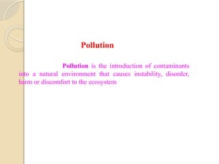 Environmental Pollution PPT for College Students | PPTX