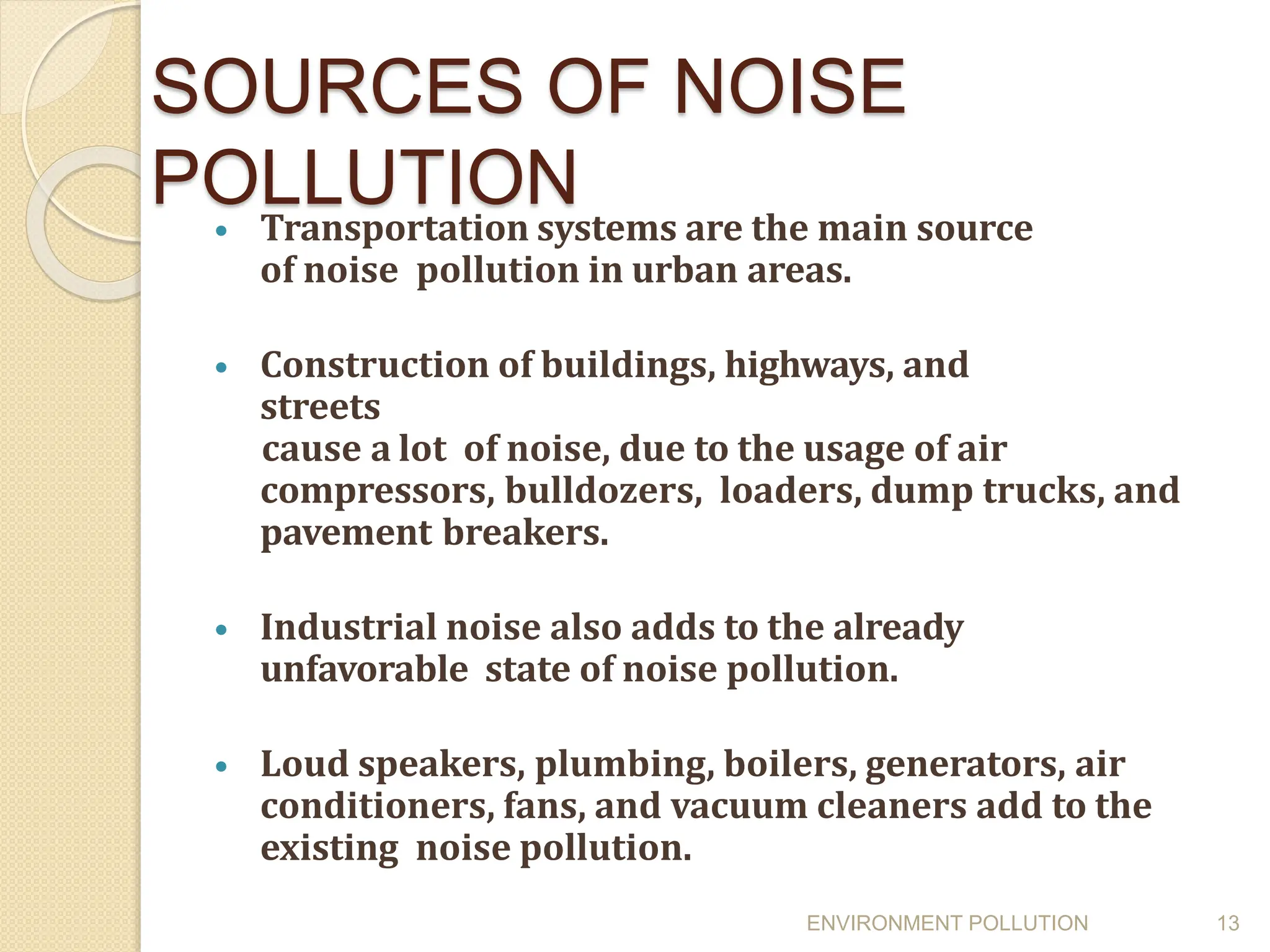 ENVIRONMENTAL POLLUTION, SOURCES, CAUSES, EFFECTS AND CONTROL | PPT