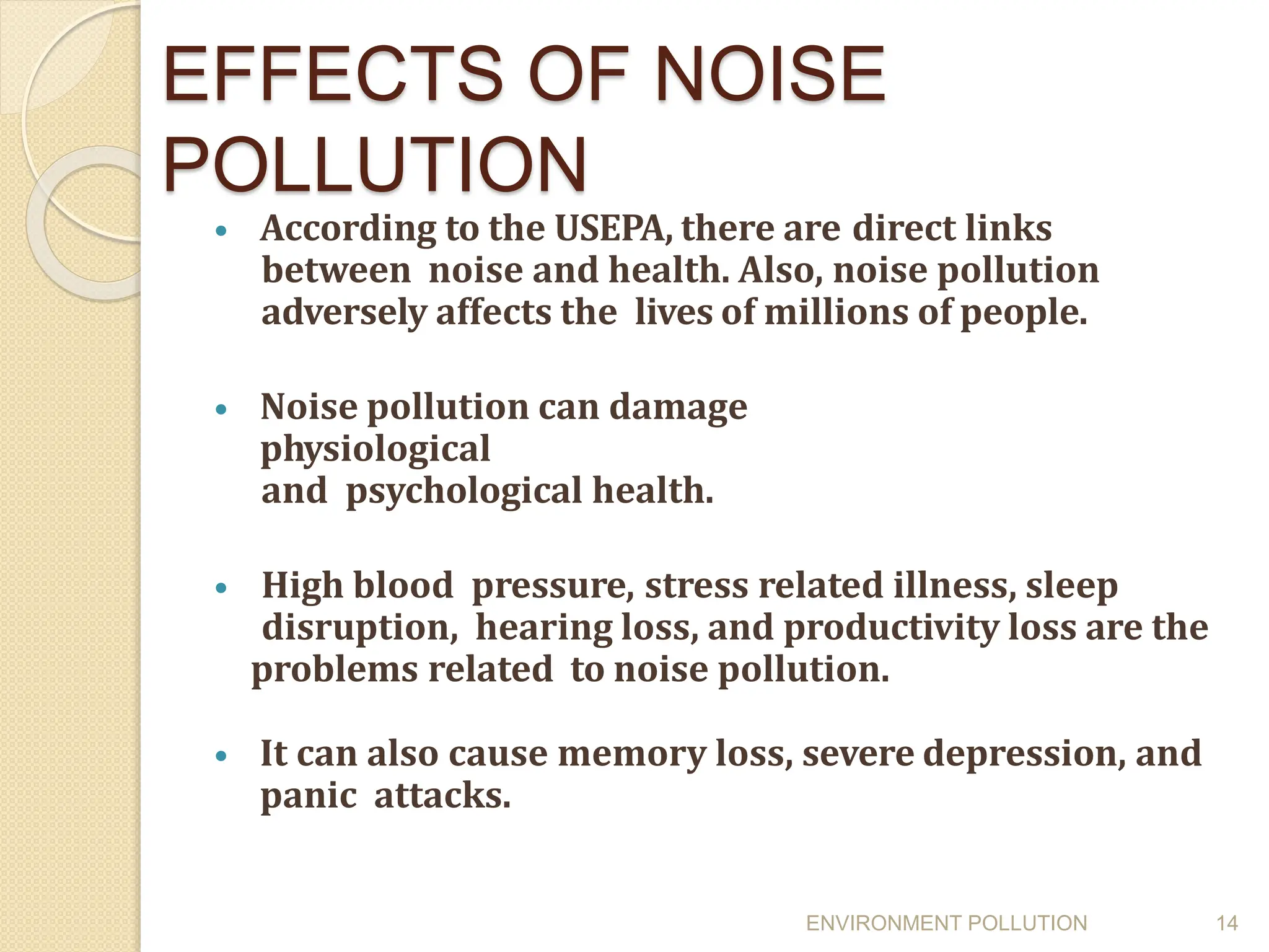 ENVIRONMENTAL POLLUTION, SOURCES, CAUSES, EFFECTS AND CONTROL | PPT