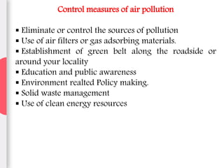 Environmental pollution and climate change | PPTX