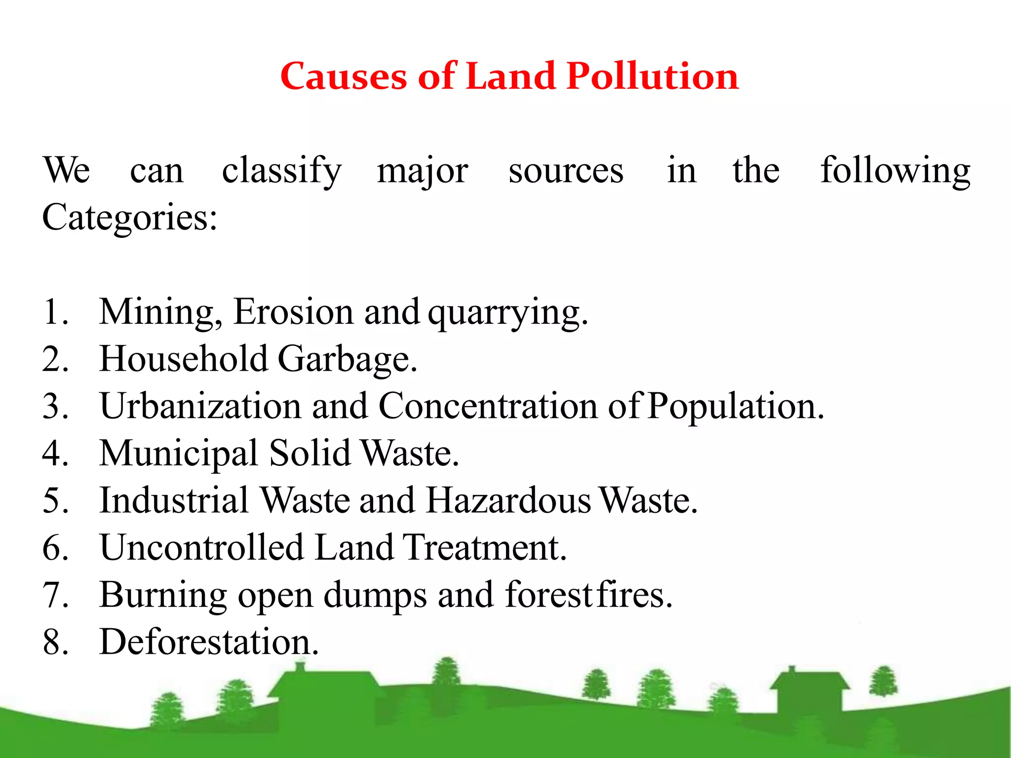 Environmental pollution and control | PPT