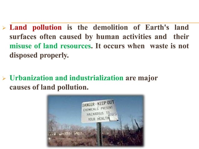 Environmental pollution and control | PPT