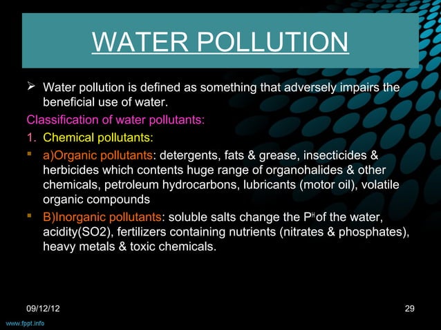 Environmental pollution control | PPT