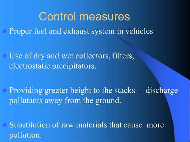 Environmental pollution: Causes & Control Measures | PPT | Free download