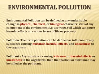 environment pollution | PPT