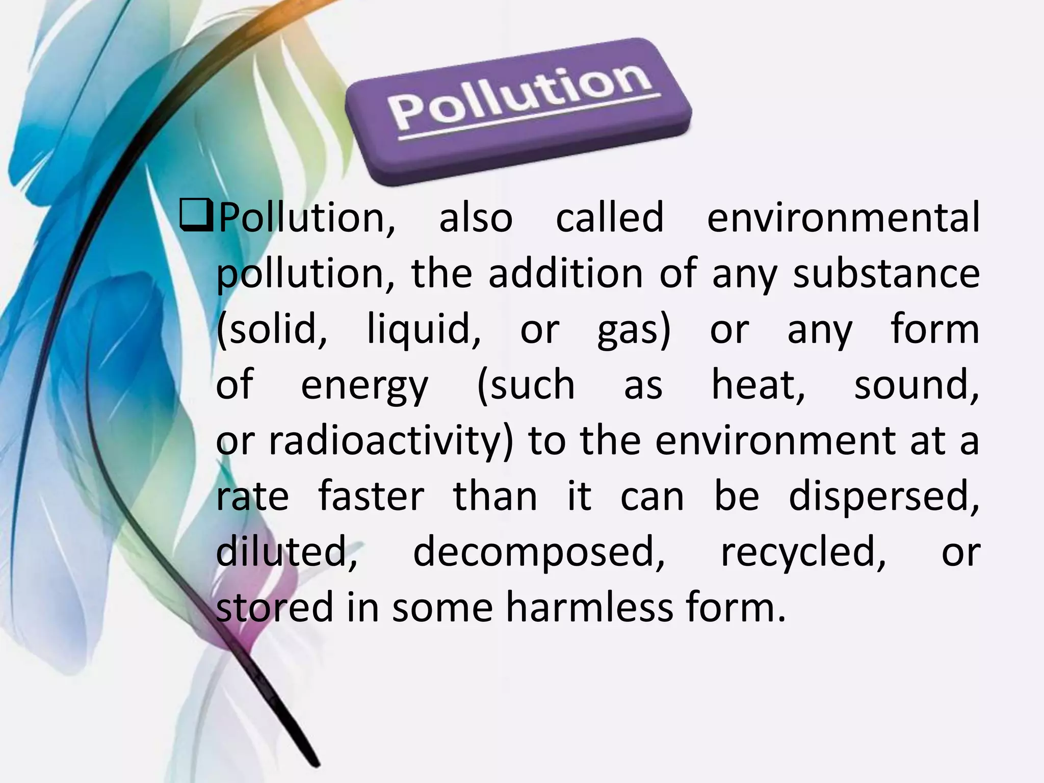 types of pollution | PPTX