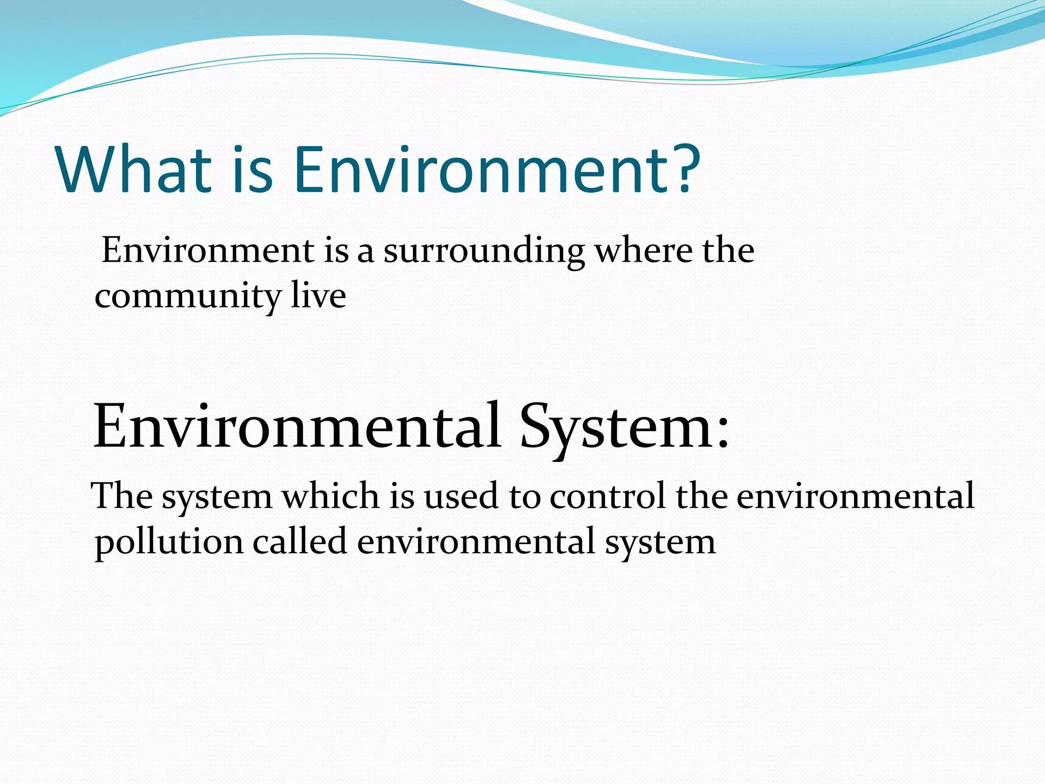 Environmental basic presentation | PPT
