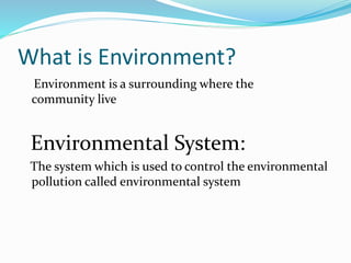 Environmental basic presentation | PPT