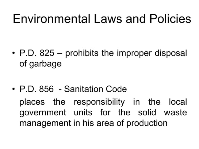 Environmental presidential decrees | PPTX