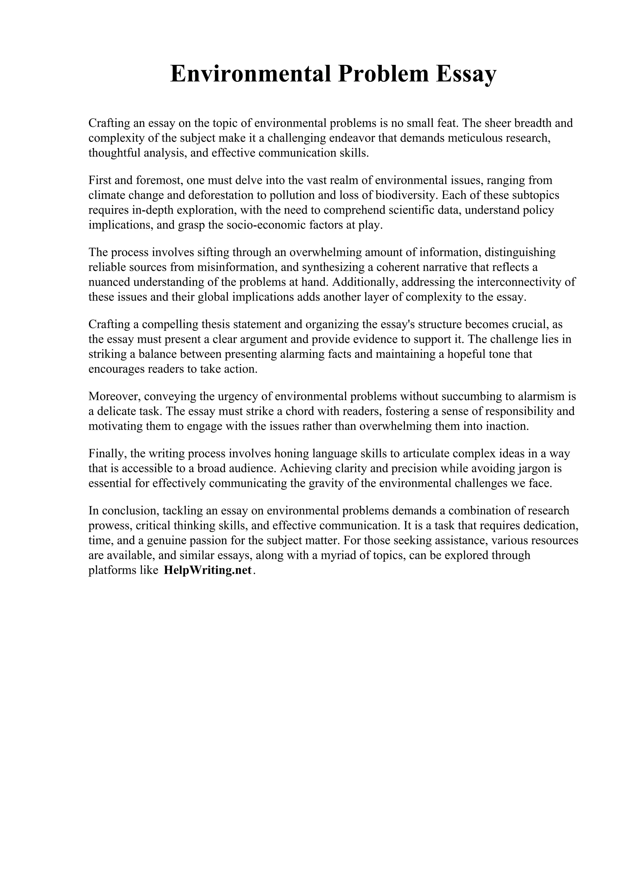 Environmental Problem Essay.pdf