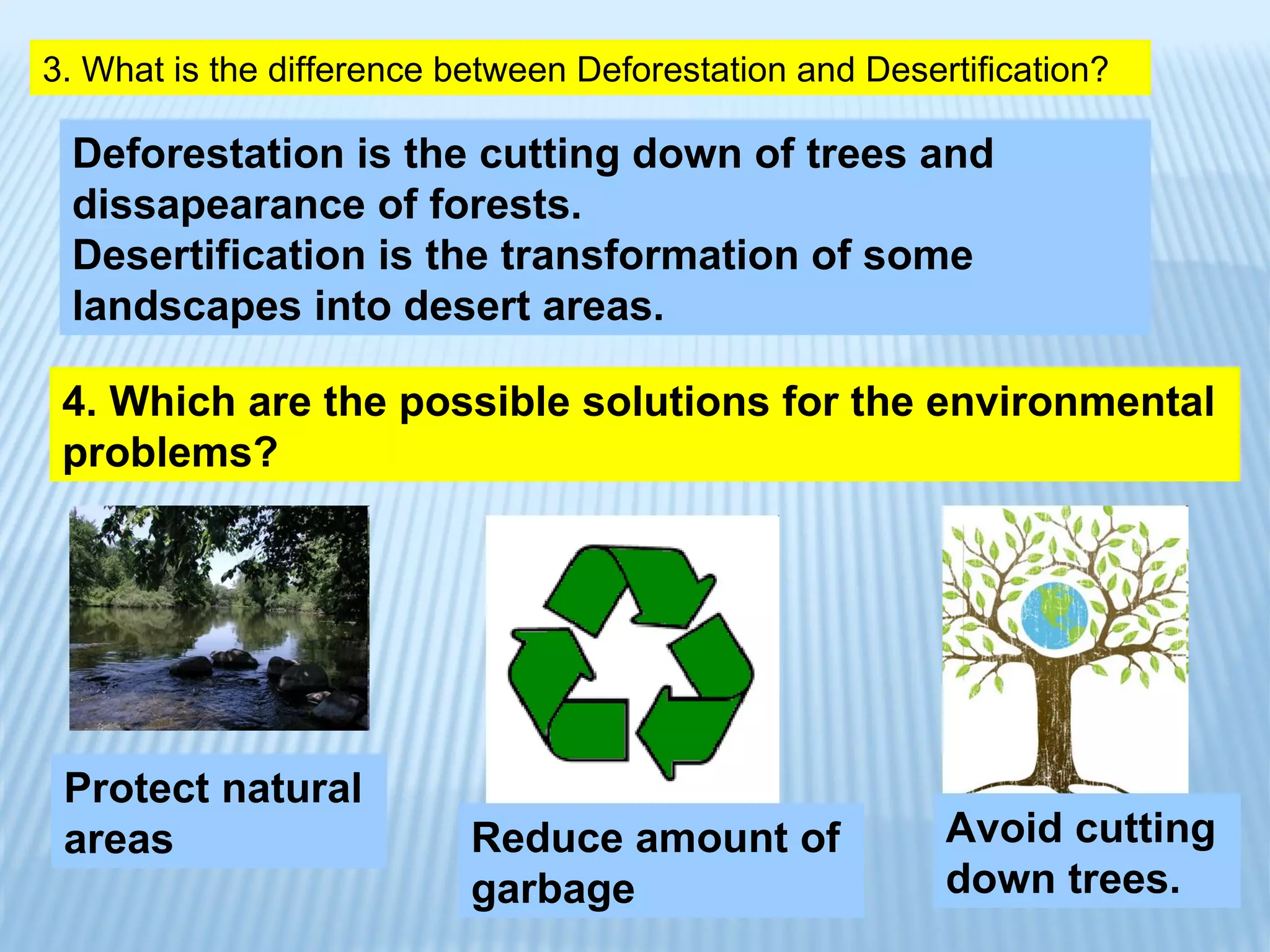 Environmental problems and solutions | PPT