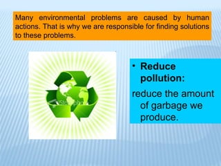Environmental problems and solutions | PPT
