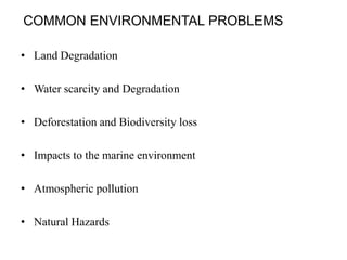 Environmental problems in south asia | PPTX