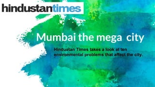 Environmental problems in urban areas | PDF