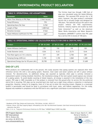 Environmental Product Declaration - Uni Bell | PPTX