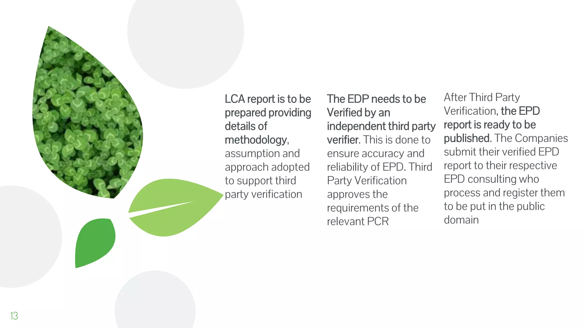 ENVIRONMENTAL PRODUCT DECLARATION (EPD) | PPTX