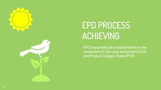 ENVIRONMENTAL PRODUCT DECLARATION (EPD) | PPTX