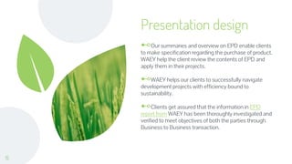 ENVIRONMENTAL PRODUCT DECLARATION (EPD) | PPTX