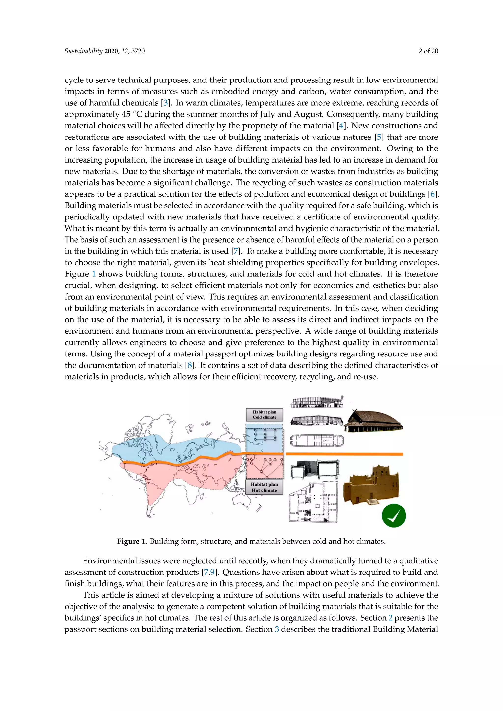 Environmental profile on building material passports for hot climates | PDF