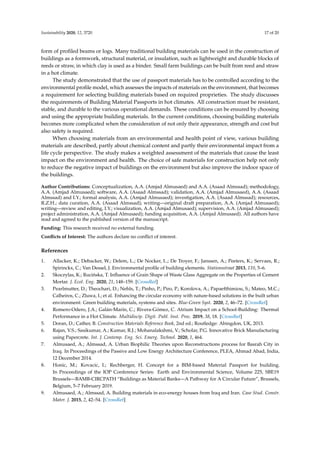 Environmental profile on building material passports for hot climates | PDF