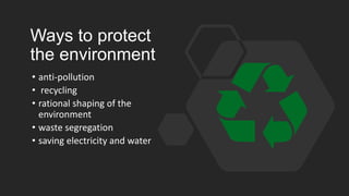 Environmental protection by group 5 | PPTX