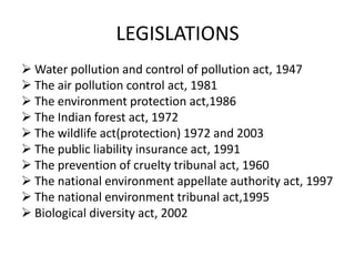 Environmental protection act, 1986 | PPTX