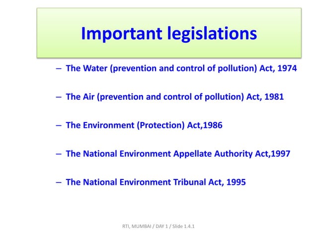 Environmental protection act 1986 | PPTX
