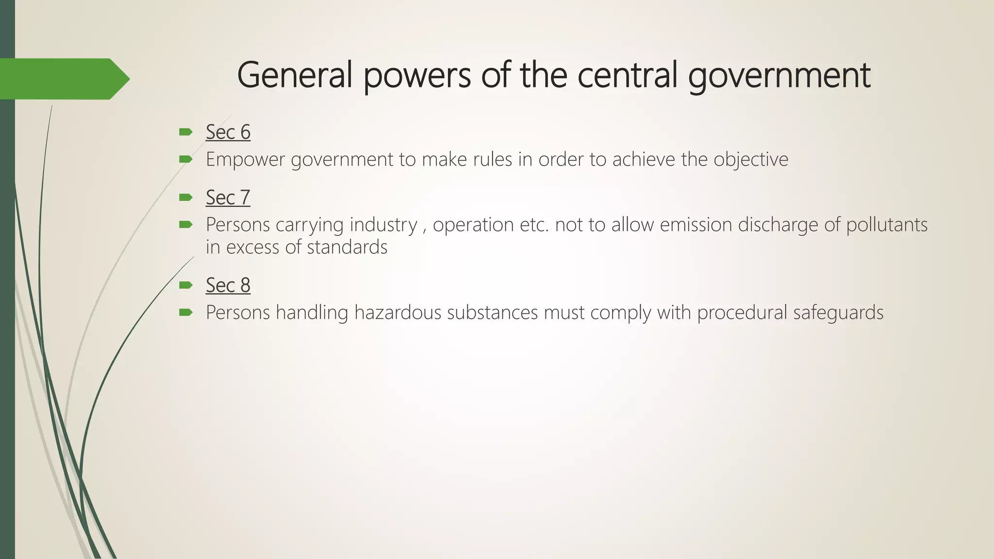 Environmental protection act,1986 | PPTX
