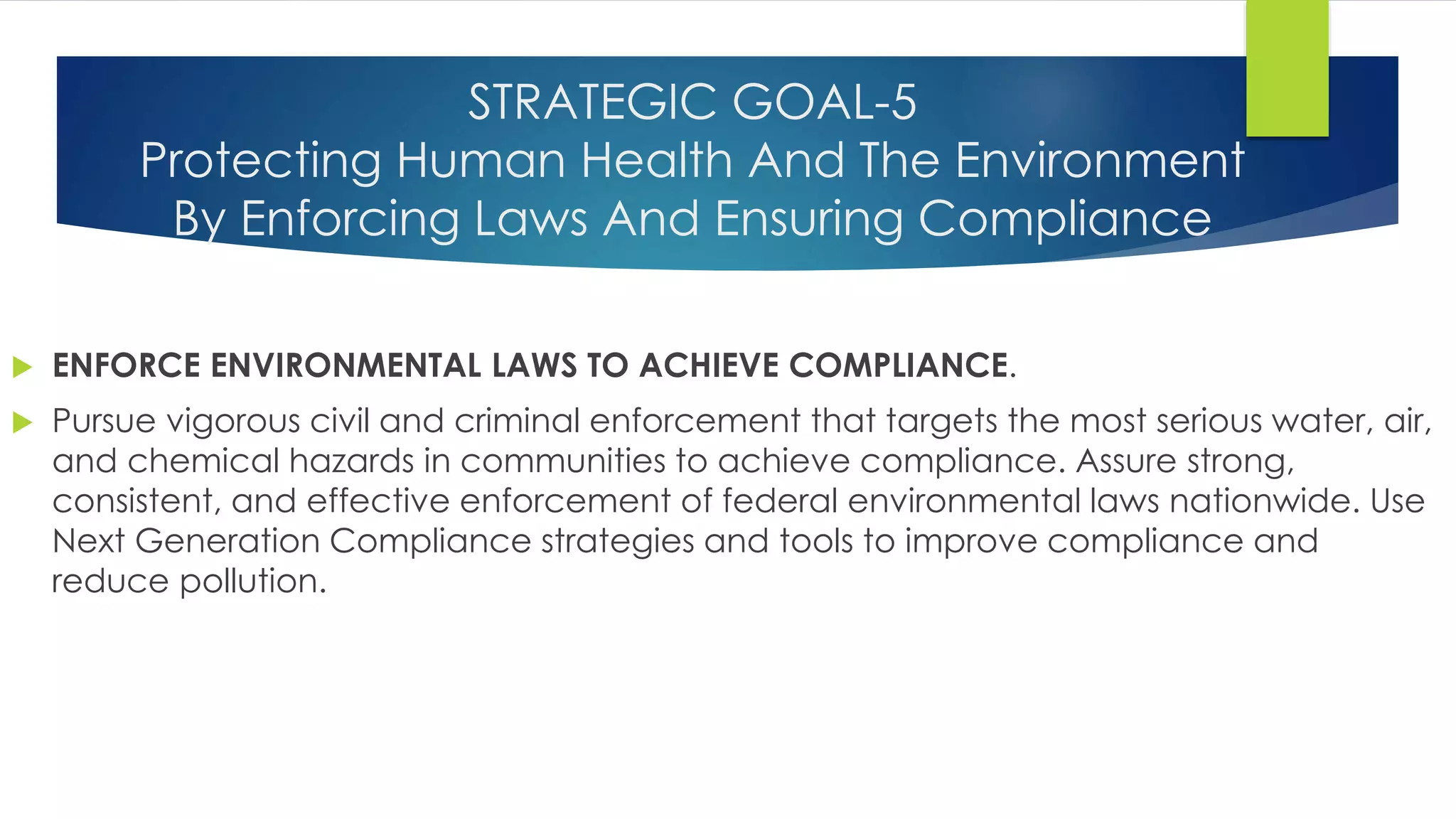 Environmental protection agency | PPTX