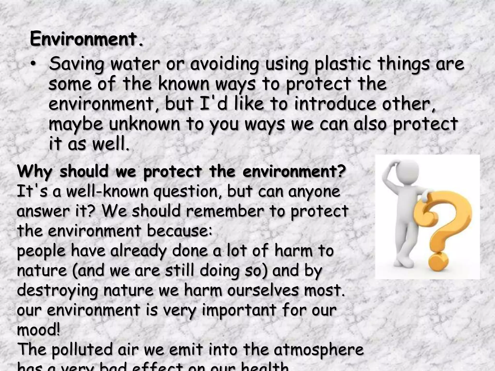 Environmental protection group4 | PPT