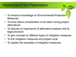 ENVIRONMENTAL PROTECTION MEASURES AND MITIGATION MEASURES.pptx