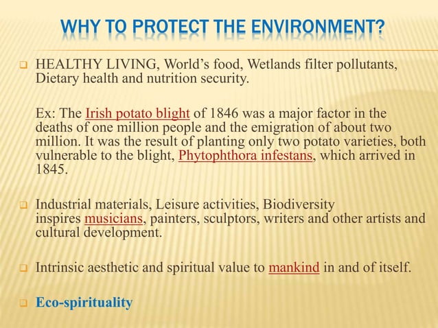 Environmental protection ppt | PPTX