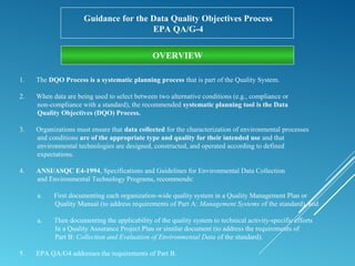 Environmental Quality Assurance -- a primer | PPT