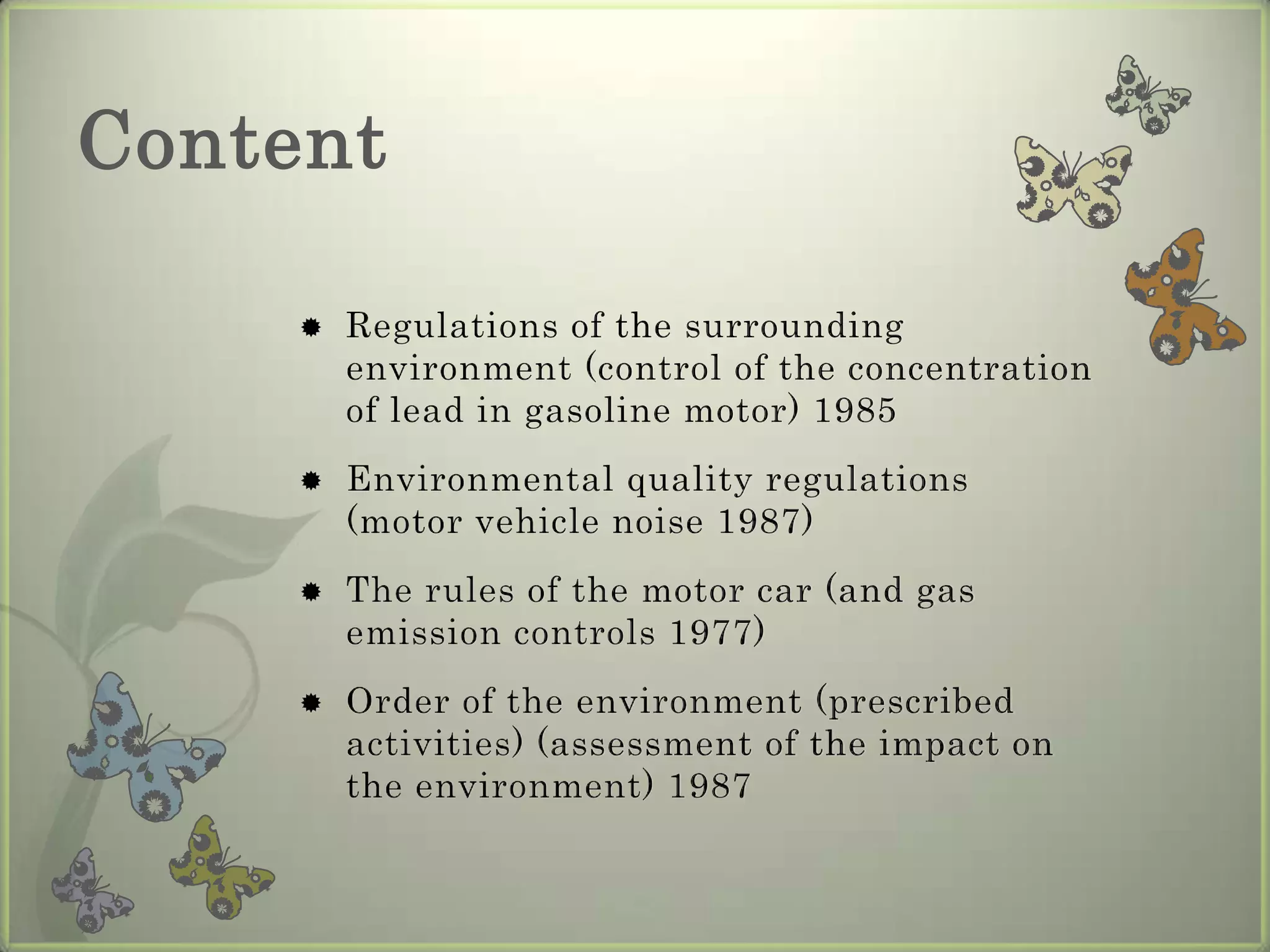 Environmental quality act 1974 | PPTX