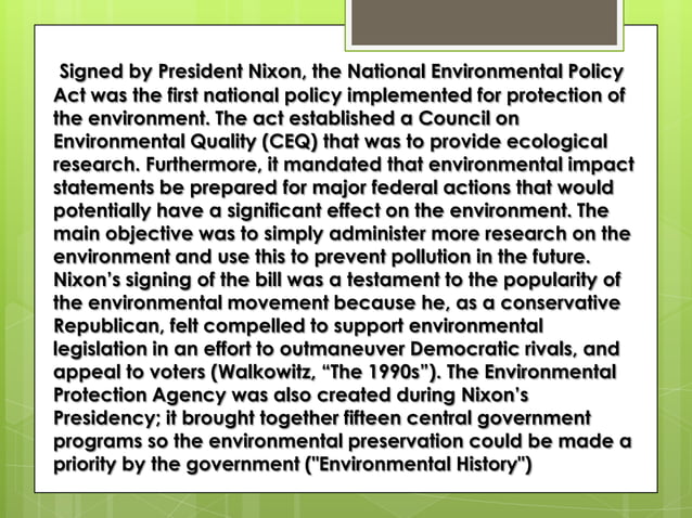 Environmental reform | PPTX | Environmental Services Industry | Industries