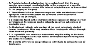 Environmental regulation in normal development of animals by mutaib ...