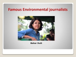 Environmental reporting in indian television | PPTX