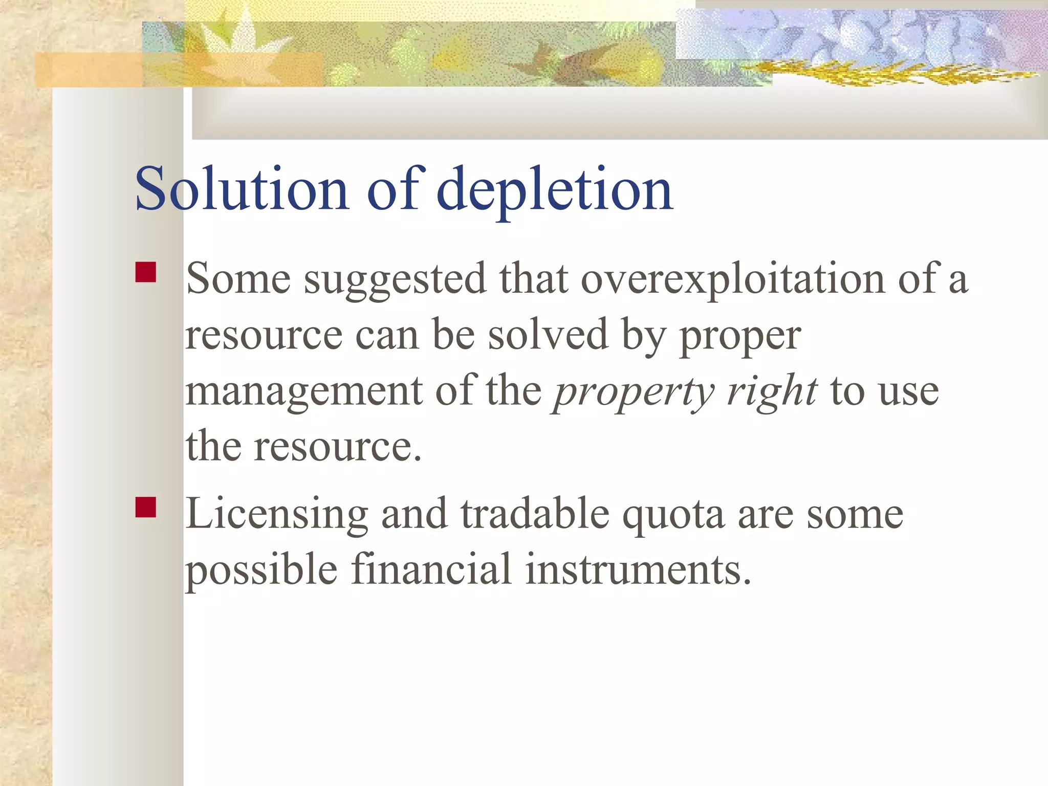 Environmental resource depletion and poverty | PPT