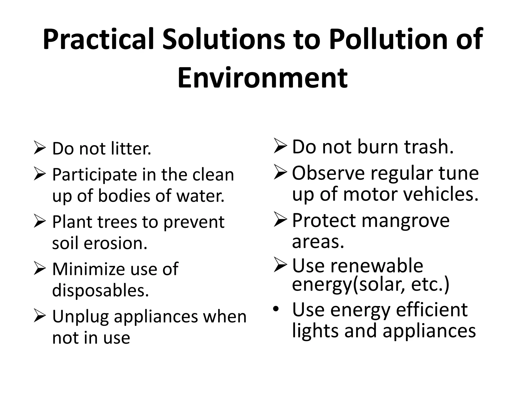 Environmental responsibilities | PPTX