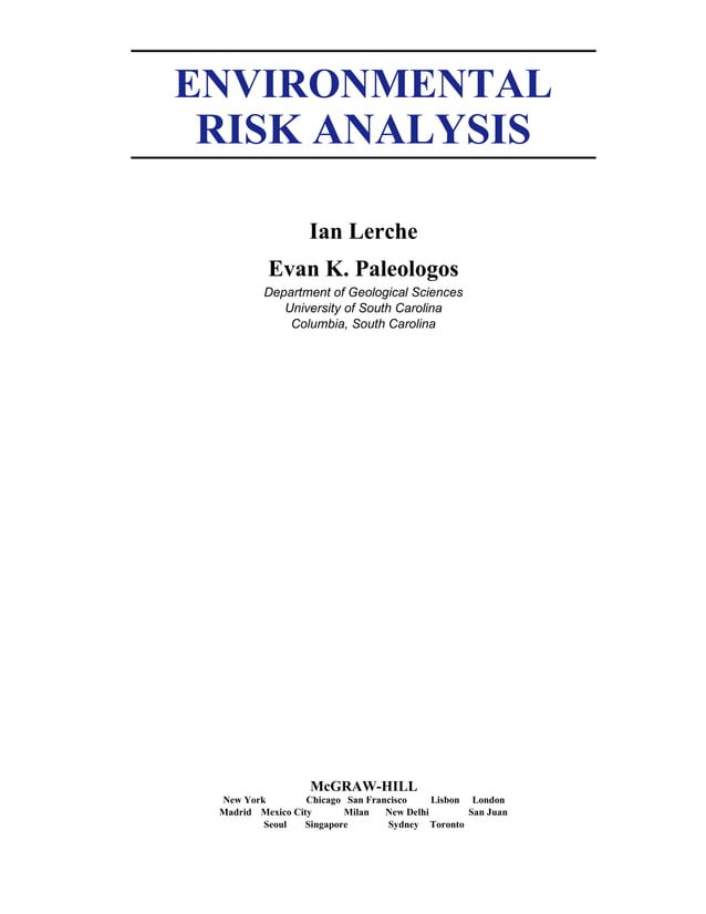 ENVIRONMENTAL RISK ANALYSIS.doc