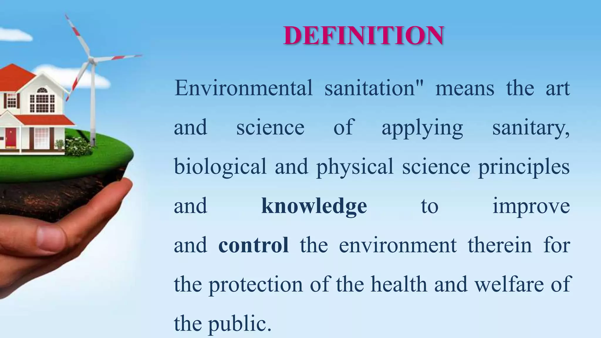 Environmental sanitation | PPTX