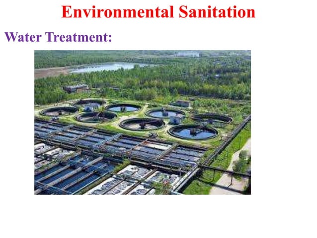 Environmental Sanitation- Water treatment plant, STP, Drinking water ...