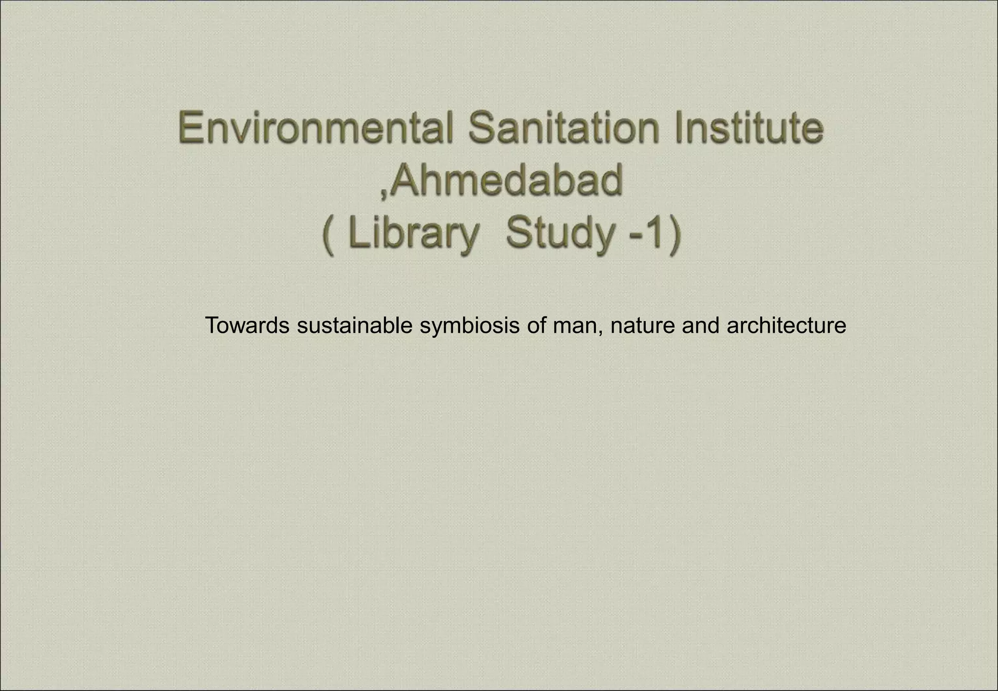 environmental sanitation institute.ppt | Indoor Environmental Quality ...