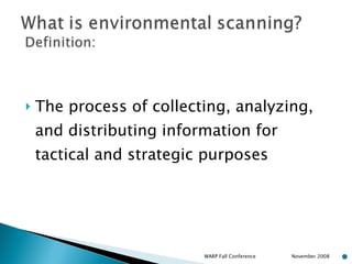 Environmental scanning | PPT