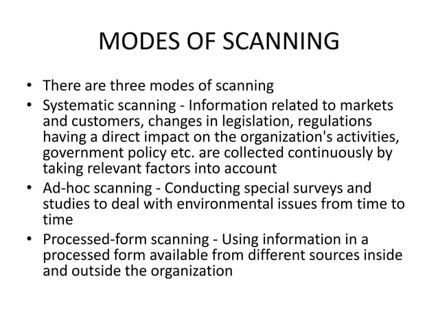 Environmental scanning | PPT