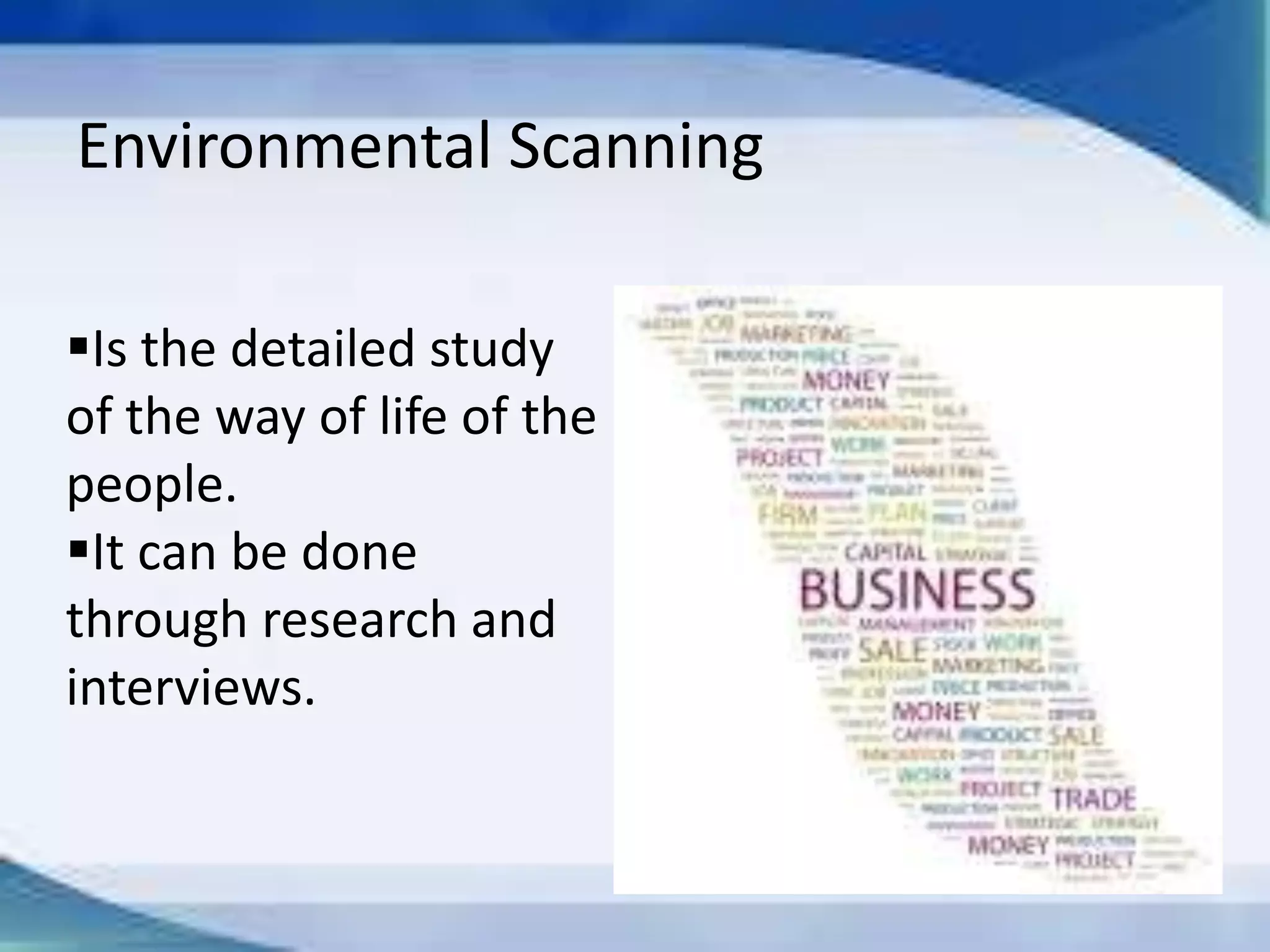 Environmental scanning | PPT