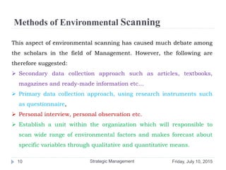 Environmental scanning | PPTX