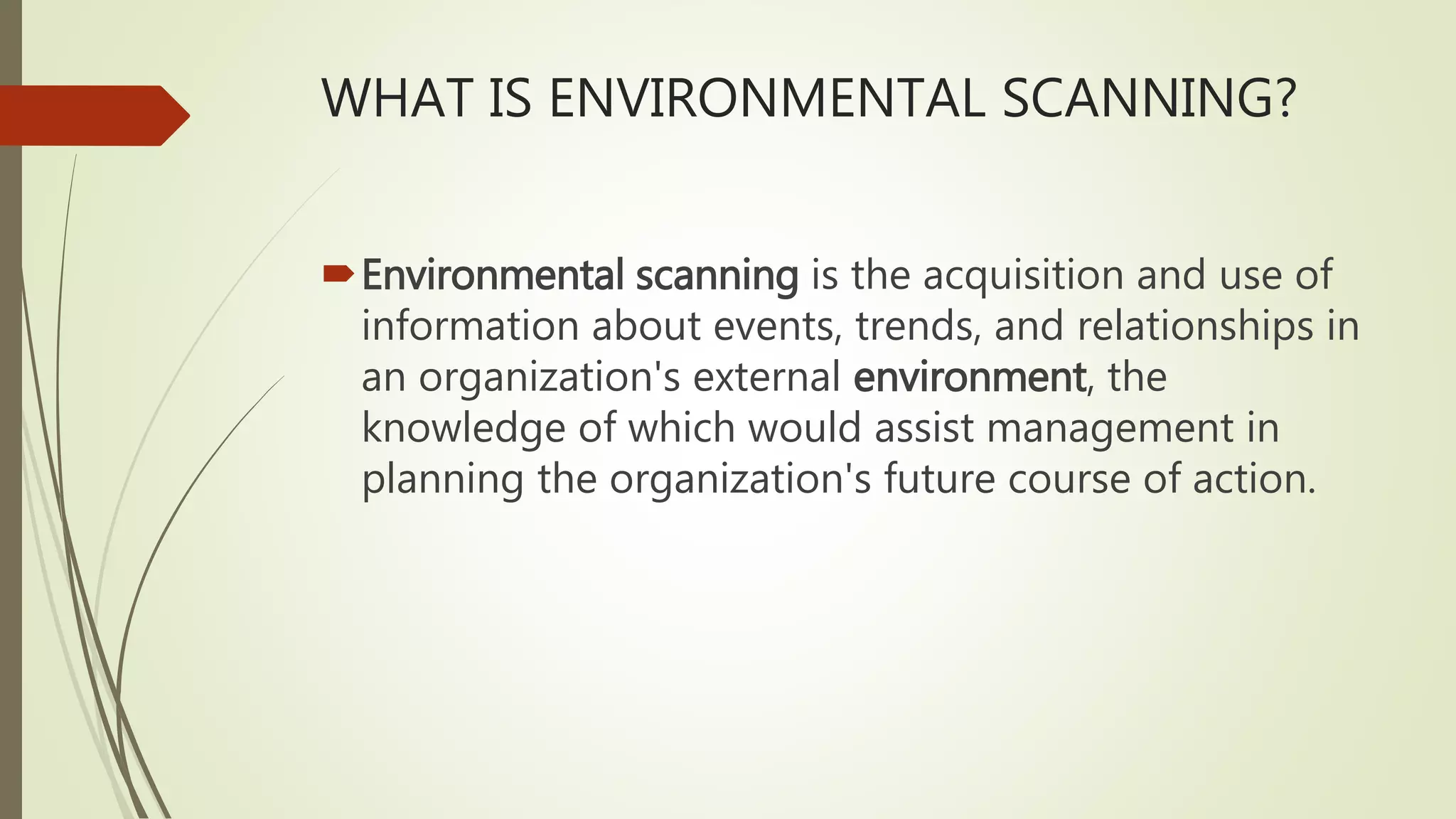 Environmental scanning | PPT
