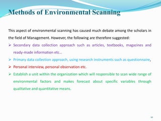 Environmental scanning | PPTX
